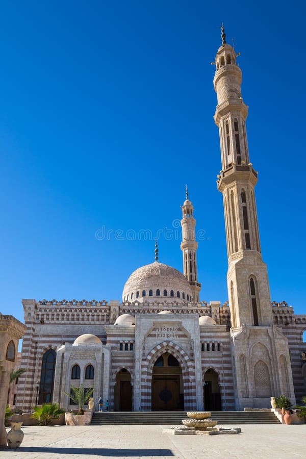 Al Mustafa Mosque in Sharm El Sheikh Stock Image - Image of sheikh ...