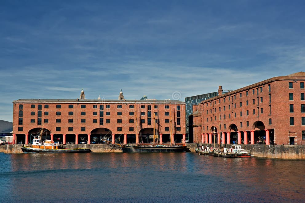 View of Albert Dock stock image. Image of mersey, merseyside - 23530031