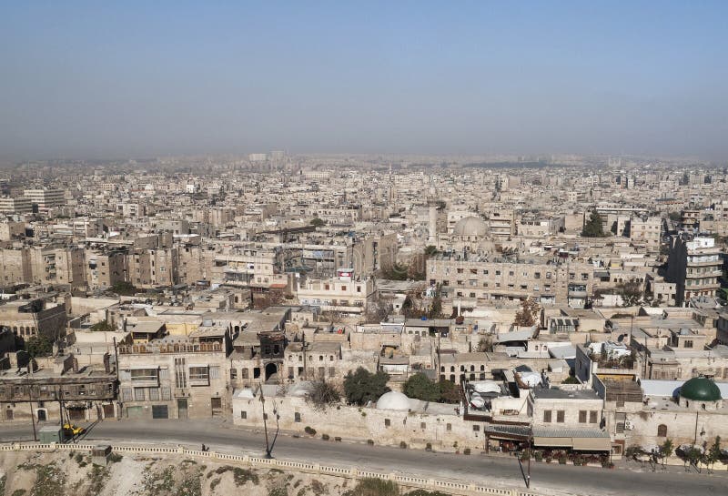 Destroyed building Aleppo. editorial photography. Image of civil - 34478612