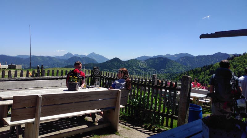 View from the Alm editorial photography. Image of hills - 95642812