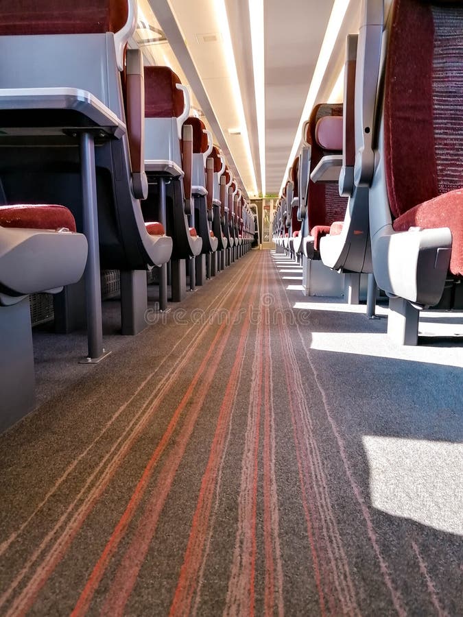 First Class Train Seating stock image. Image of seat - 183778367