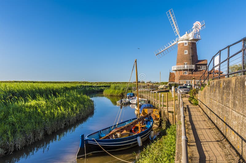 A View Along the River Glaven in Cley, Norfolk, UK Stock Photo - Image ...