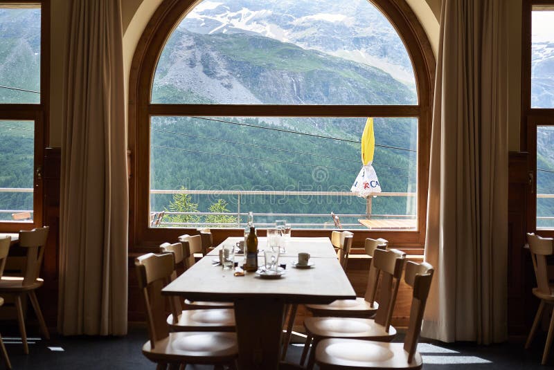 View of Alp Grum Restaurant Interior Editorial Image - Image of railway ...