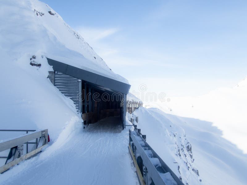 View of the Alpine Mountain Range from the Top of the Parpaner Rothorn ...