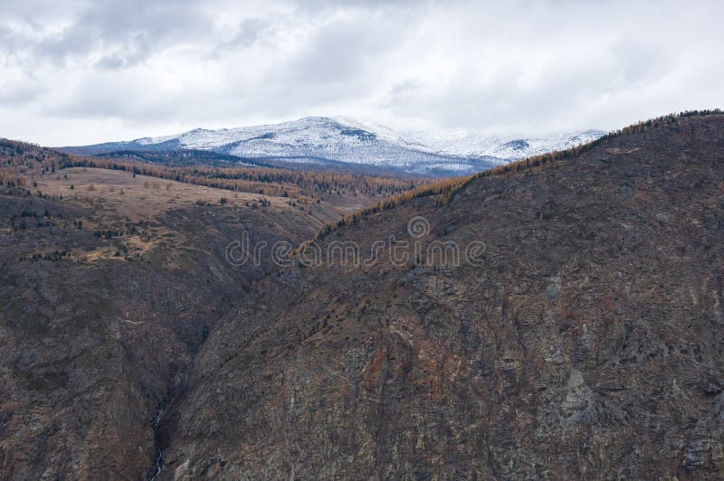 View of Altay mountains stock image. Image of russia - 261600601