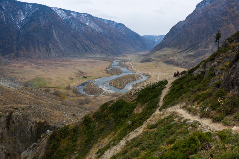 View of Altay mountains stock image. Image of russia - 274618317