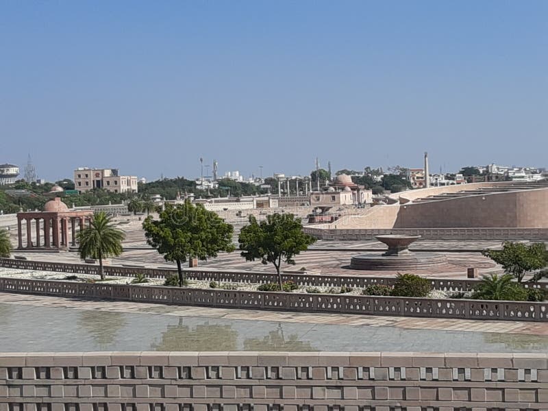 View of Ambedkar Park Lucknow India Stock Image - Image of ambedkar ...