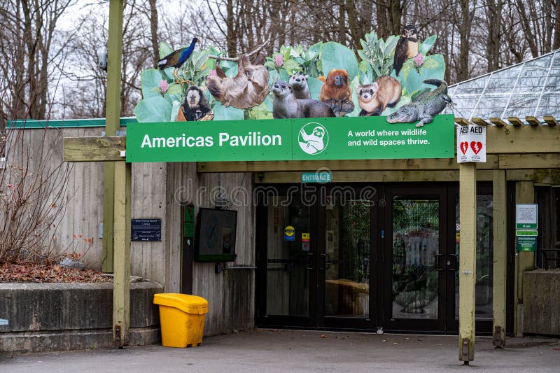 View of the Americas Pavilion at the Toronto Zoo. Editorial Photography ...