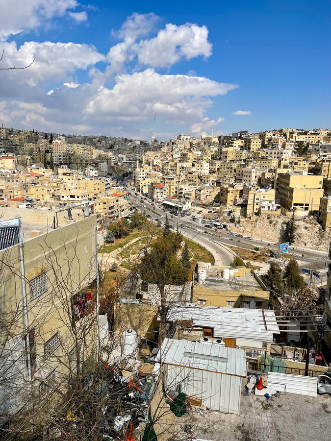 The View of Amman City with Buildings and Streets Editorial Stock Photo ...