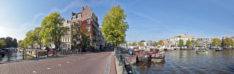 View on Amsterdam Innercity in the Netherlands Stock Photo - Image of ...