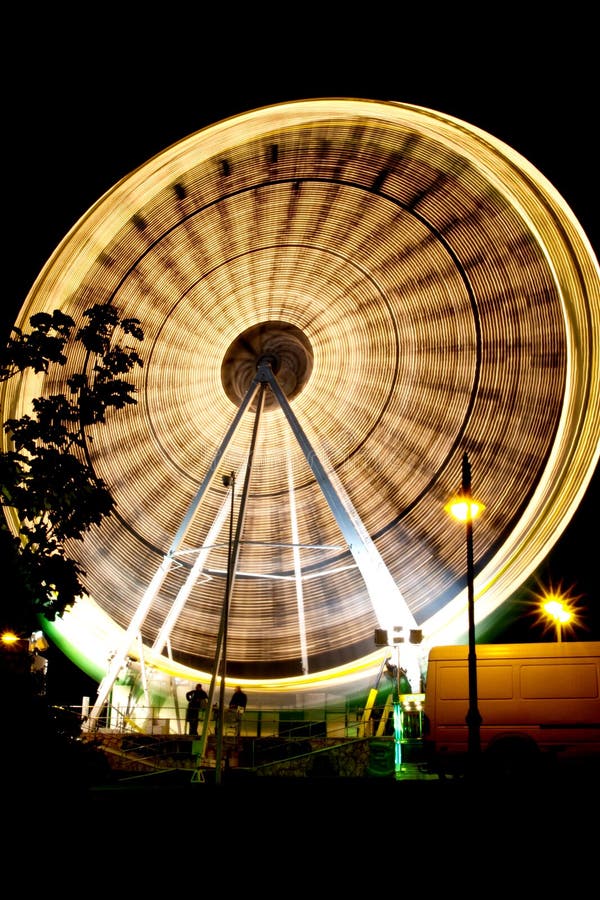 Funfair wheel stock image. Image of high, carousel, spin - 23599247