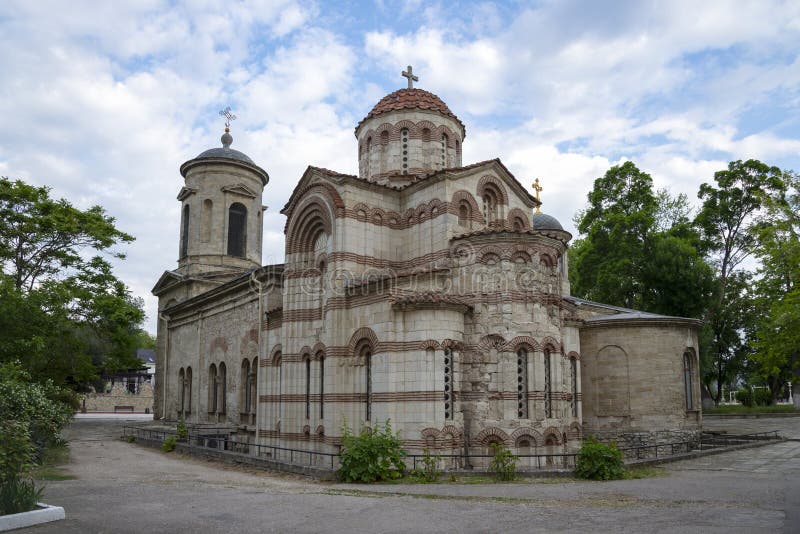 View of the Ancient Cathedral of St. John the Baptist. Kerch, Crimea ...
