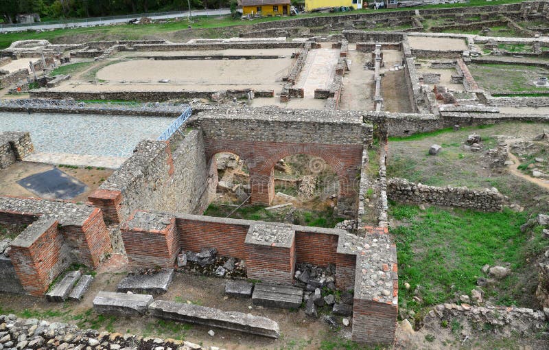 Heraclea in Bitola, Macedonia Stock Illustration - Illustration of rock ...