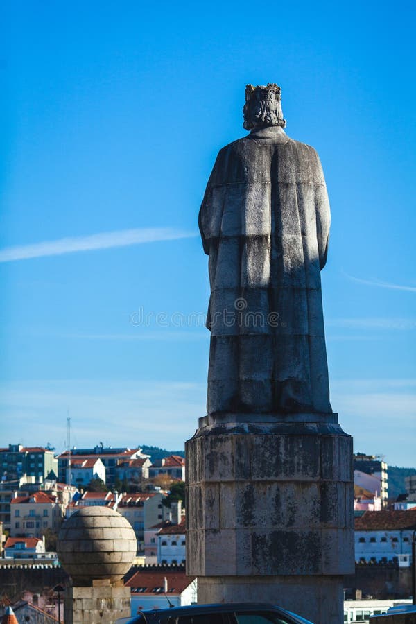 View on the Ancient City and a Statue in the Afternoon Editorial Image ...