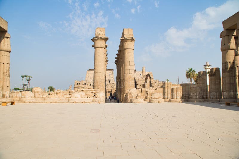 Luxor Temple in Luxor ,Egypt Editorial Photo - Image of temple ...
