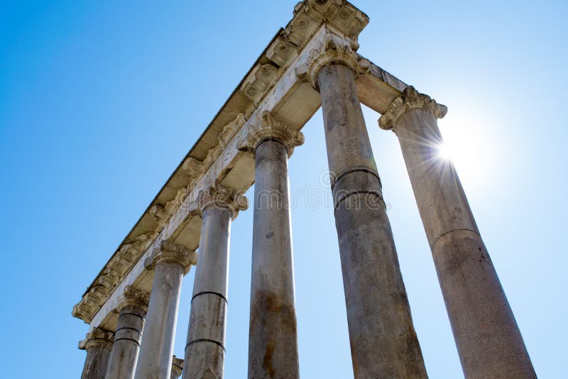 Roman Columns stock photo. Image of ruins, view, adventure - 111234524