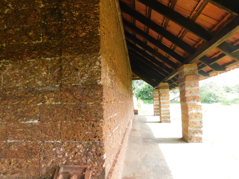 View of an Ancient Stone Architecture Work of a Temple Stock Photo ...