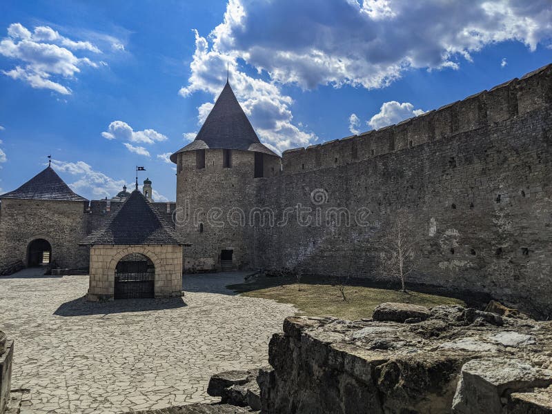View of an Ancient Stone Fortress Stock Image - Image of europe ...