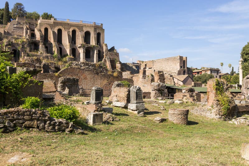 View of the Ancient Structures of the Roman Forum Editorial Stock Image ...