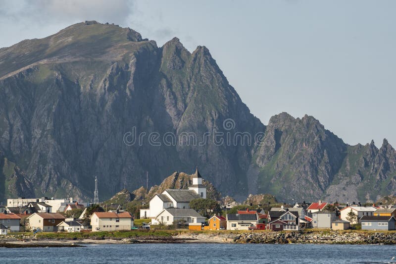 Andenes - 1 stock image. Image of house, roof, place - 157255471