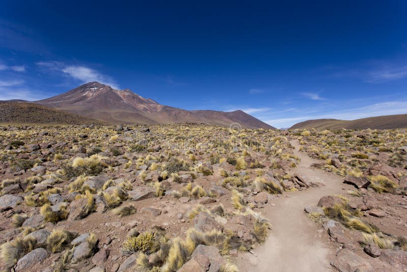View of andes landscape stock image. Image of terrain - 157988621
