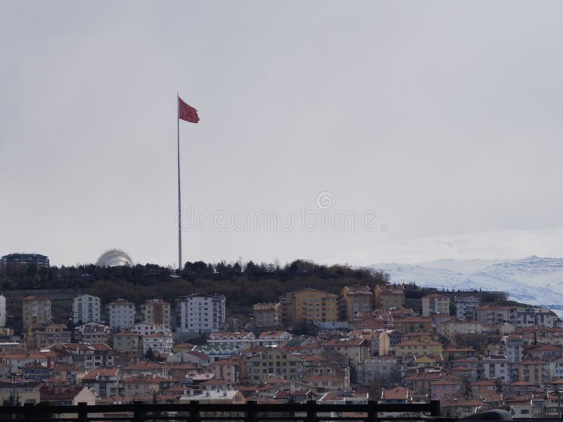 View of Ankara with the Castle Ankara Stock Image - Image of building ...