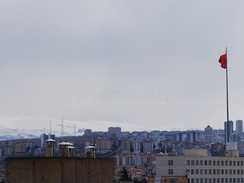View of Ankara with the Castle Ankara Stock Image - Image of view ...