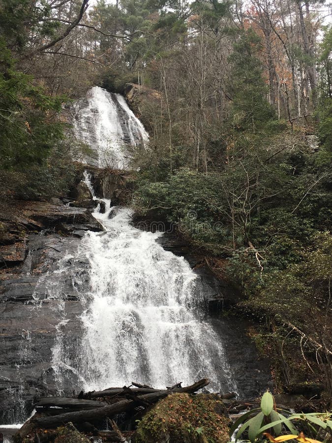 Anna Ruby Falls stock image. Image of waterfall, anna - 136459089
