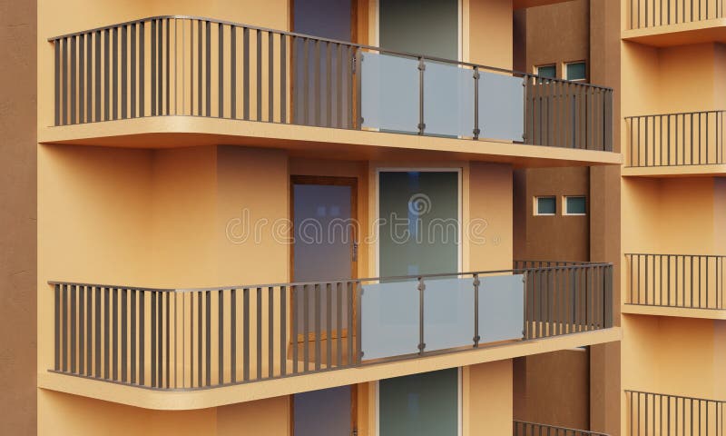 Architectural Apartment Building Stock Illustrations – 27,424 ...