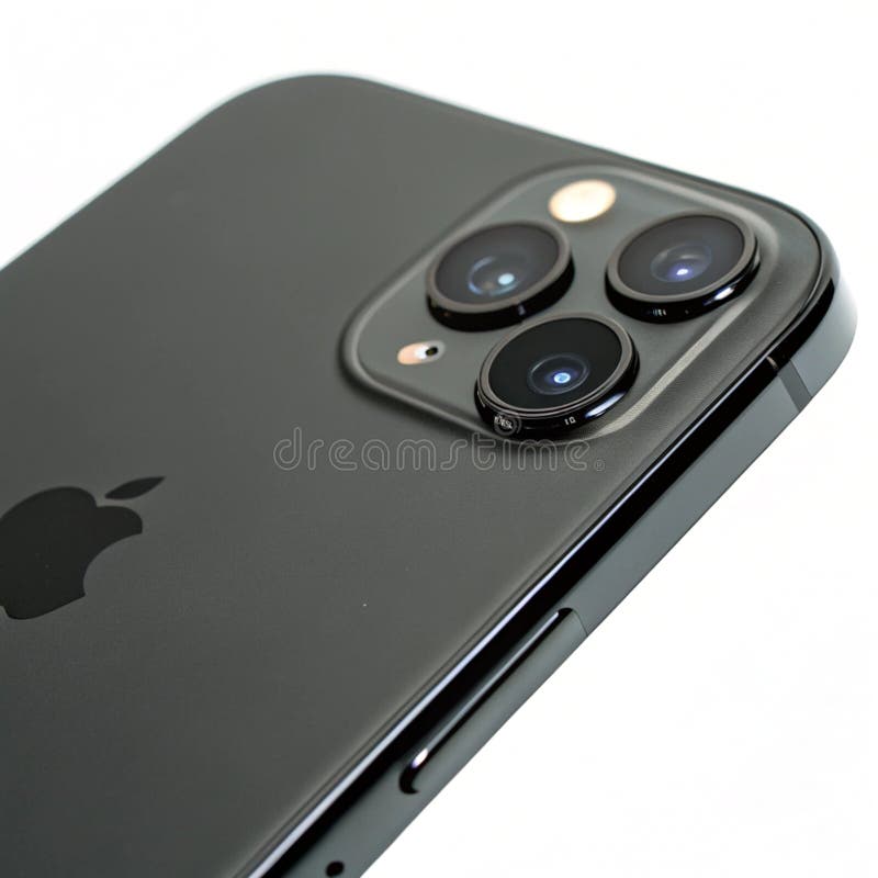 Apple Vision Pro Black Back Bottom Left Corner View Isolated on White ...