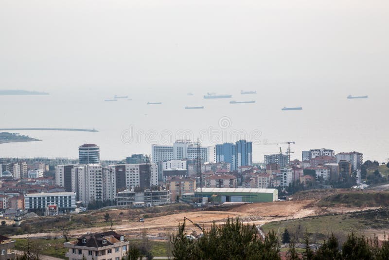 View of the Asian Part of Istanbul Editorial Photography - Image of ...