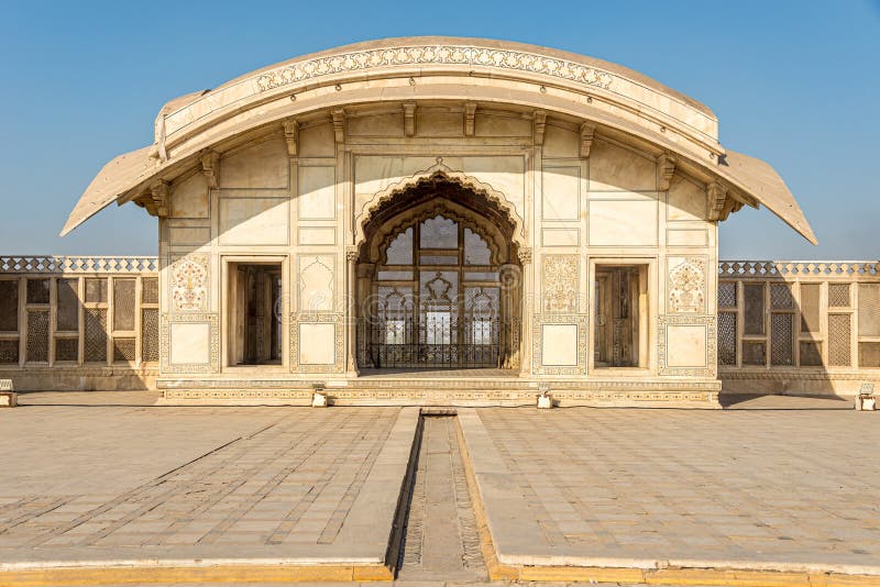 View at the Ath Dara Building in Lahore Fort - Pakistan Stock Image ...