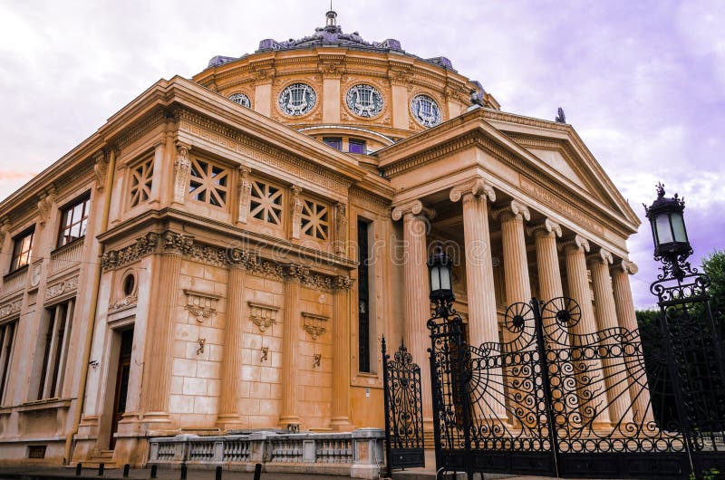 Bucharest atheneum stock photo. Image of bucuresti, bucharest - 4392570