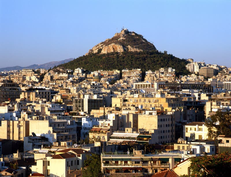 View at Athens stock photo. Image of city, blue, view - 11815532