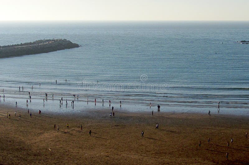 View of Atlantic Ocean in Rabat, Morocco Stock Photo - Image of morocco ...