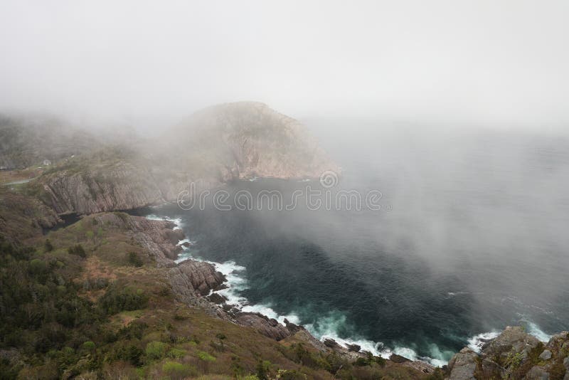 View of the Atlantic Ocean from Signal Hill, St. Johns, Newfoundland ...