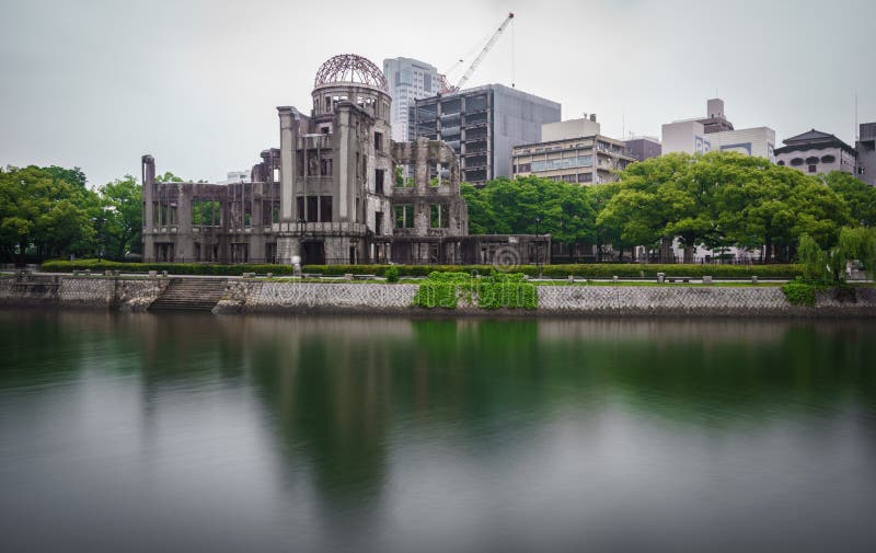 View on the Atomic Bomb Dome in Hiroshima Japan Stock Photo - Image of ...