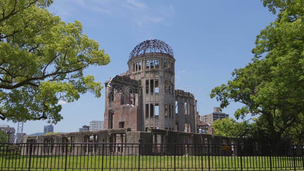 View of the Atomic Bomb Dome, the only Structure Left Standing in the ...