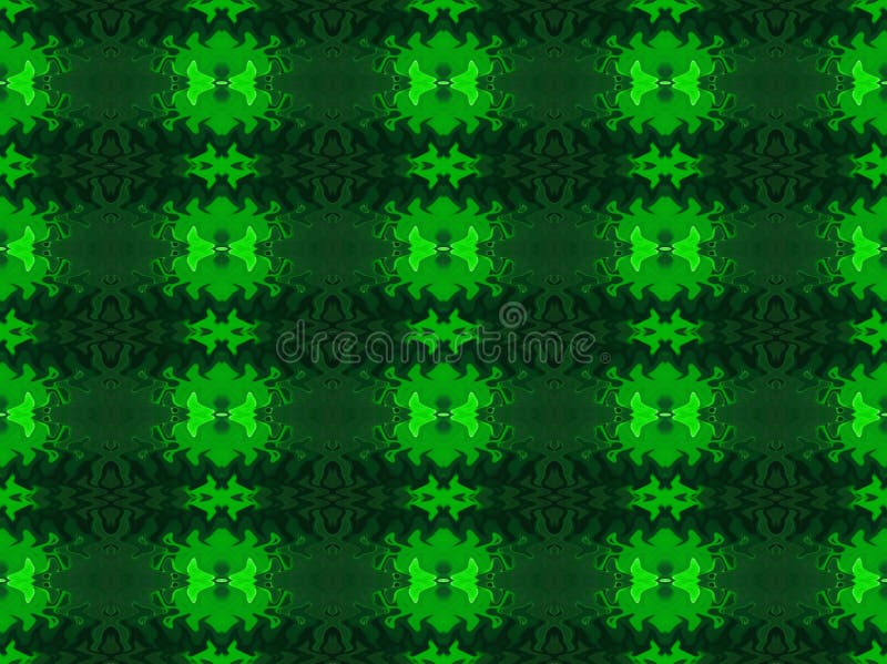 DARK and BRIGHT GREEN REPEAT PATTERN Stock Illustration - Illustration ...