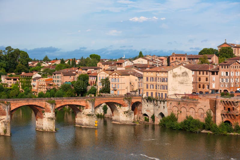 A bridge in albi(france) stock image. Image of communication - 18159693