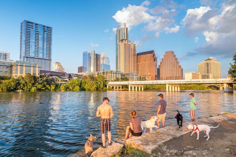 Brilliant Once in a Lifetime Austin Skyline Cityscape Panorama Stock ...