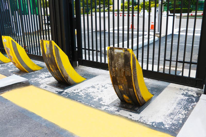 View of the Automated Checkpoint System at Customs Stock Image - Image ...