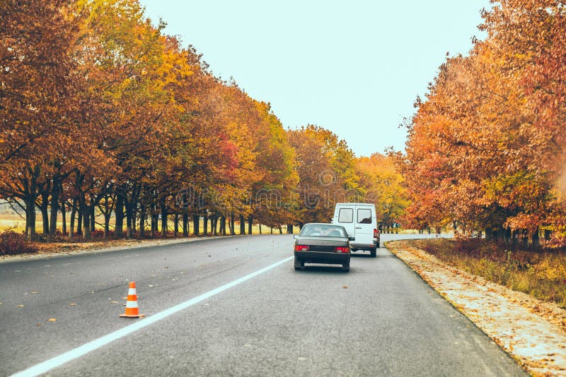 Autumn Highway stock photo. Image of road, highway, foothills - 55279384