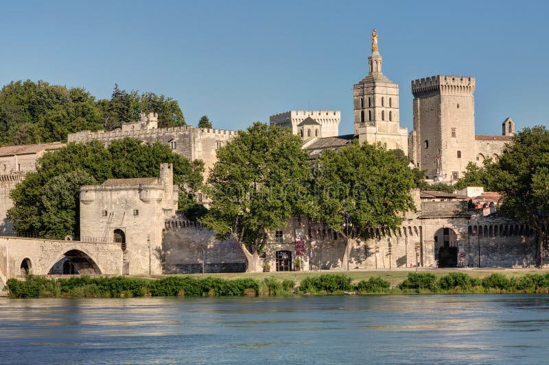 Avignon - Provence - France Stock Photo - Image of water, waterway ...