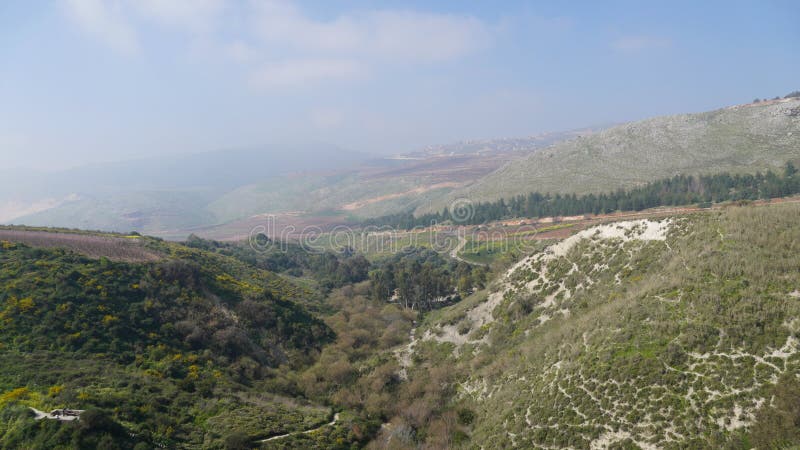 View of Ayun River Nature Reserve in Northern Israel Stock Photo ...