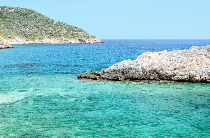 Azure bay stock image. Image of vacation, tour, mount - 43234469