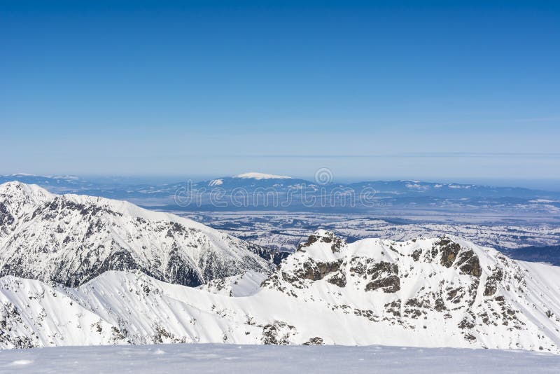 View of Babia Gora (Babia Hora) Stock Photo - Image of boulders, slope ...