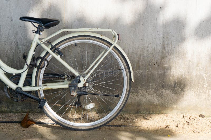 View of the Back of the Bike. Stock Image - Image of comfortable ...