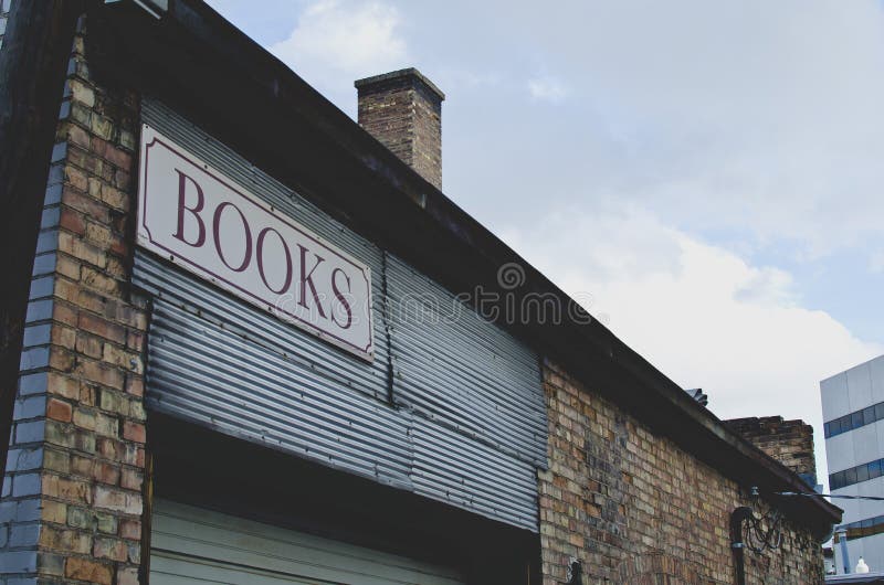 Back of the old book store stock photo. Image of book - 147213520