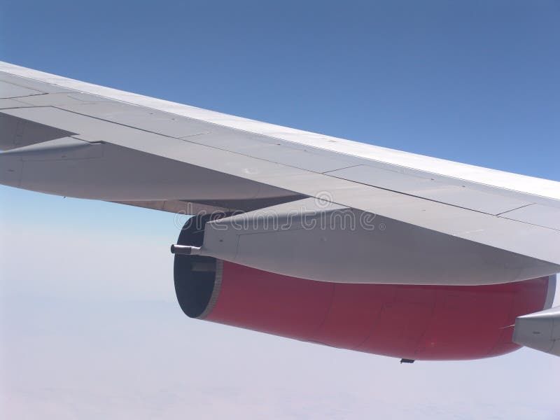 Close Up of Jet Engine Tail Stock Photo - Image of wing, side: 107600724